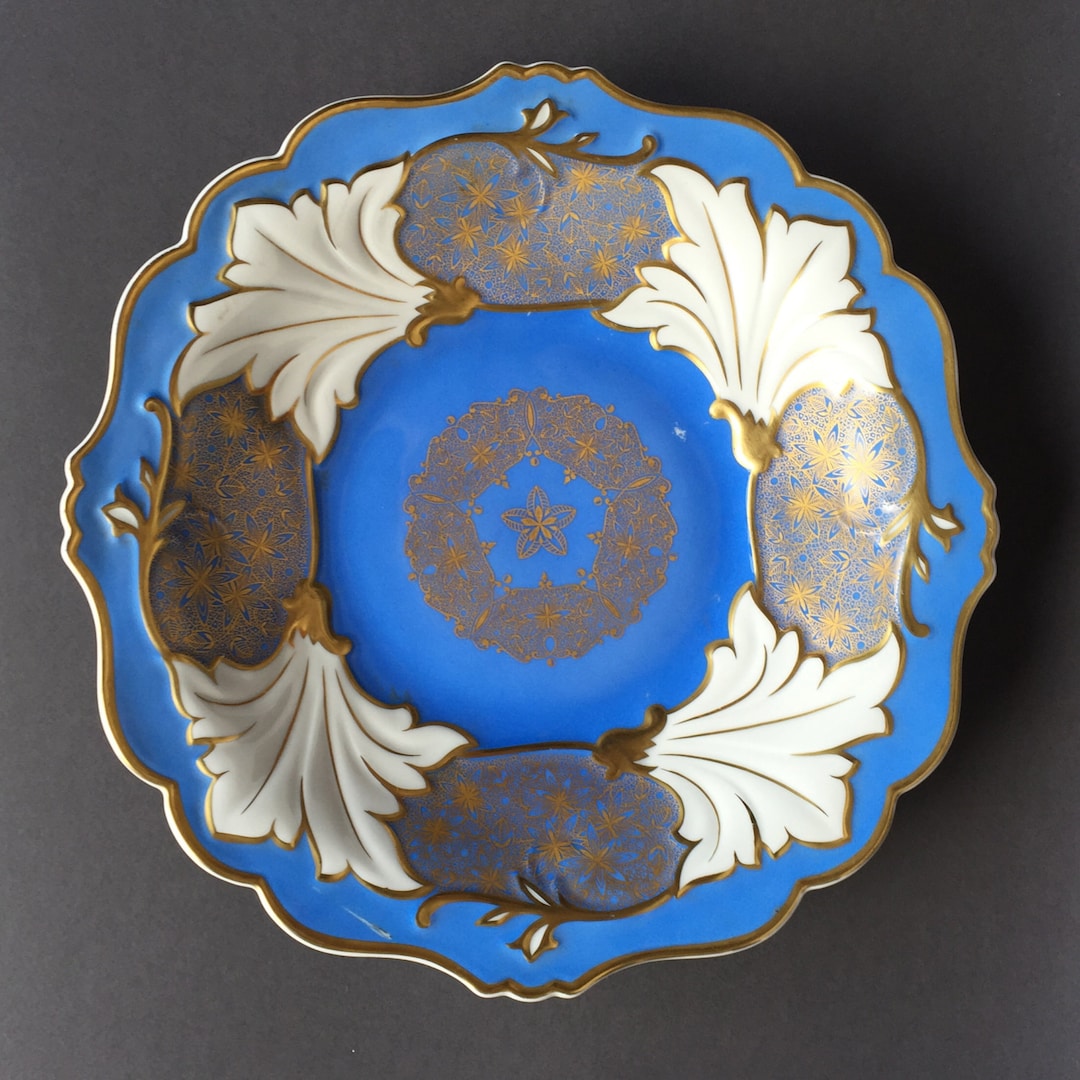 1960s Weimar Porcelain Plate, Echt Weimar Jutta, High Fashion Cake ...