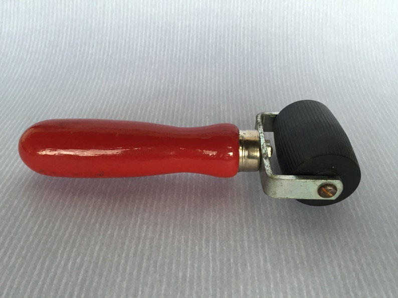 Print Ink Roller, Ink Roller Circa 1970s, Vintage Plastic Roller, Old ...