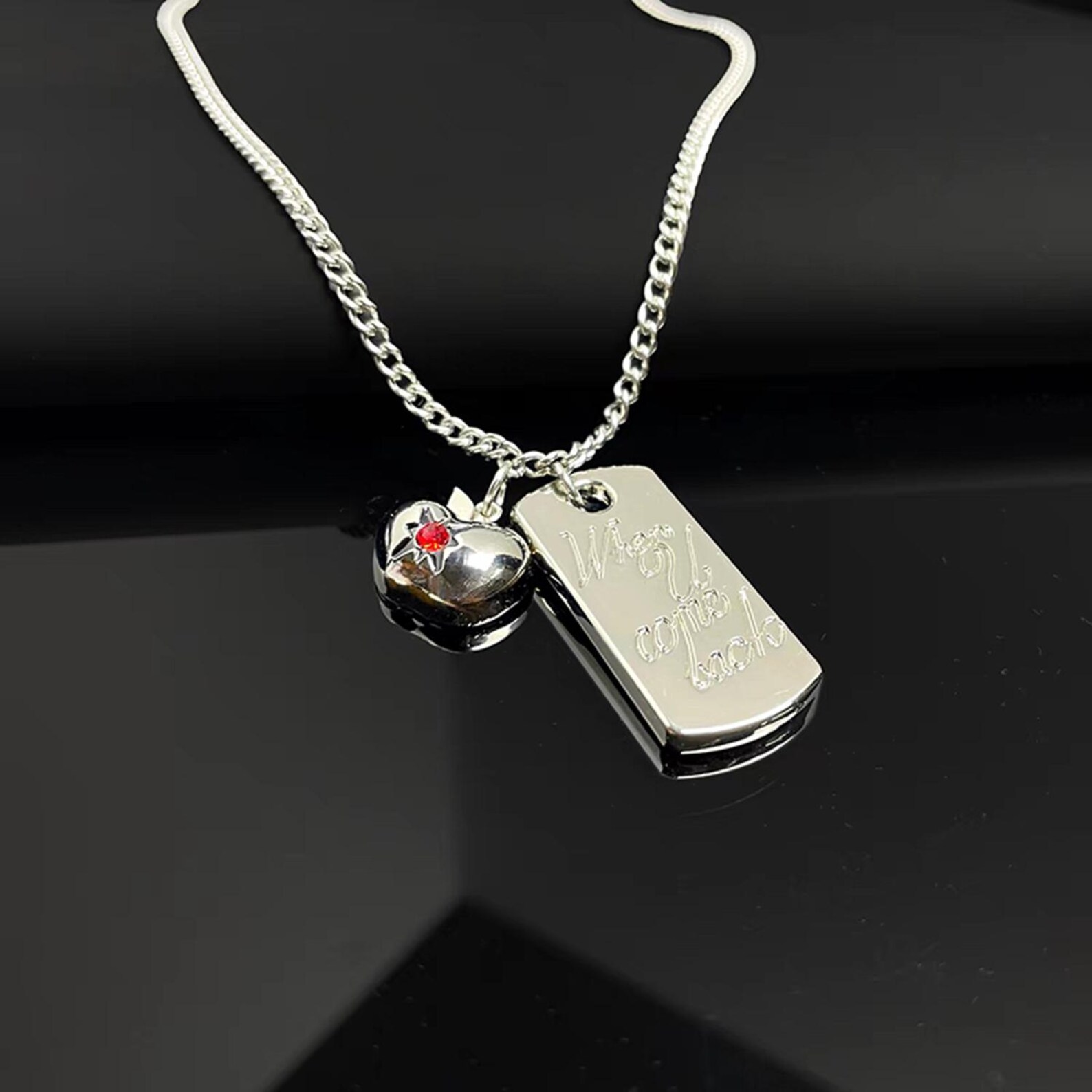 CALEB APPLE NECKLACE : Love and Deepspace | Lad Boy | Loveandeepspace ...