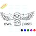 Owl Post : Harry Potter Hedwig Owl Post Mail Self-inking Rubber Chop ...