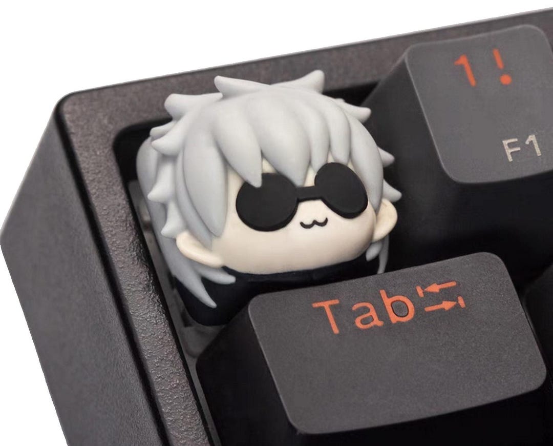 Satoru Gojo Keycap | Mechanical Keyboard Accessories - Etsy