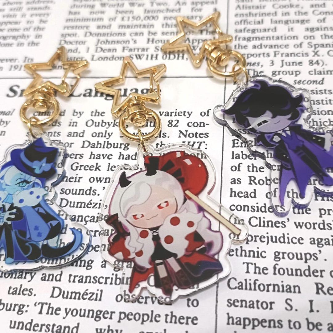 The Deceit Trio CRK Keychain Set , Shadow Milk , Candy Apple , Black ...