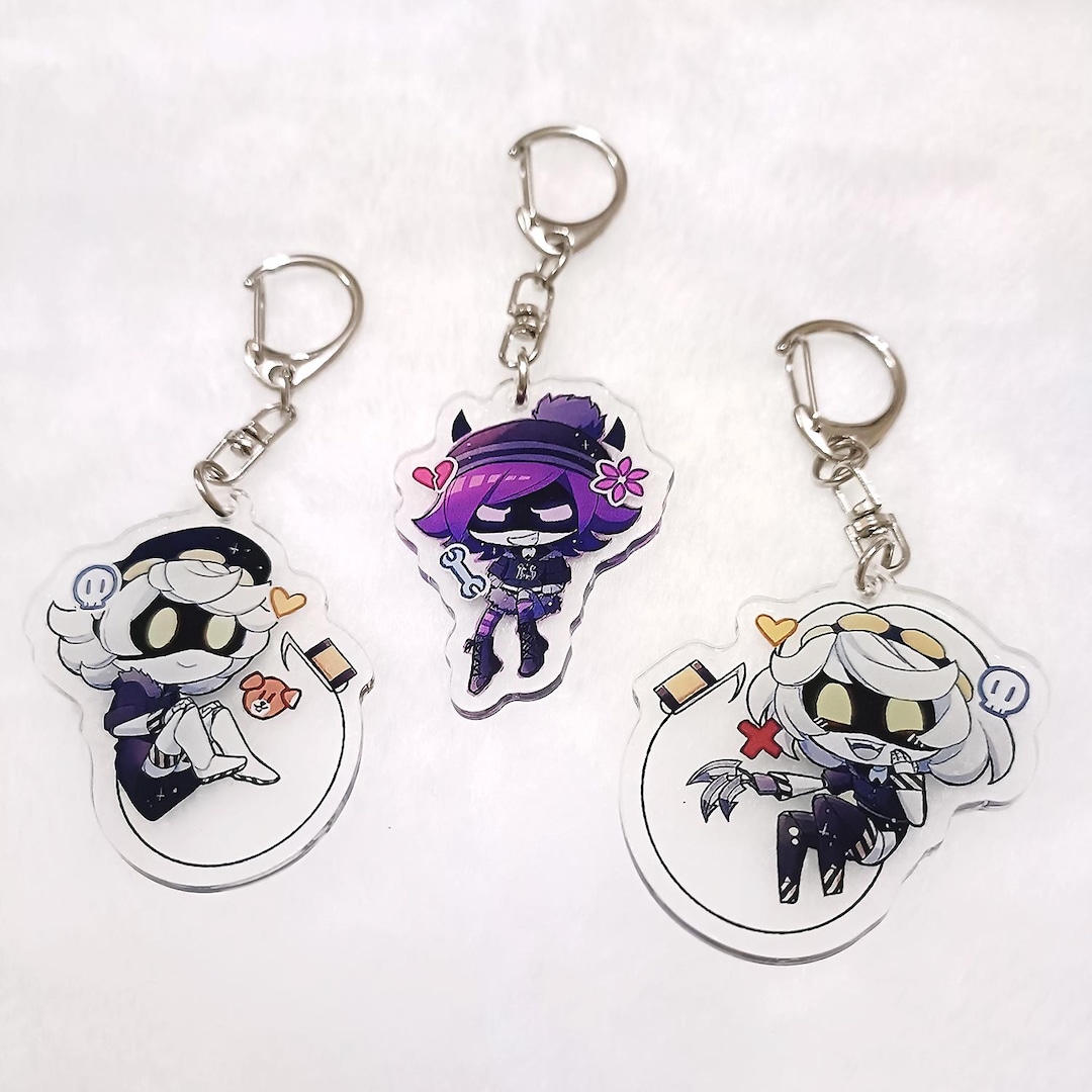 MURDER DRONES SET Keychain Acrylic Charm ( 3 Pcs ) , Keyring Bag Charm ...