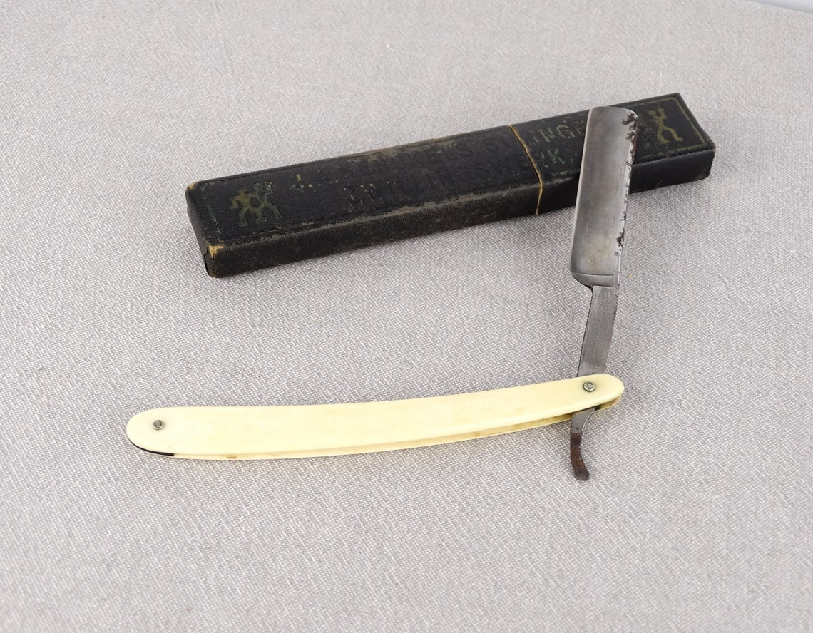Antique Henckels Razor, Old Straight Razor, Razor Blade, Barber Razor ...