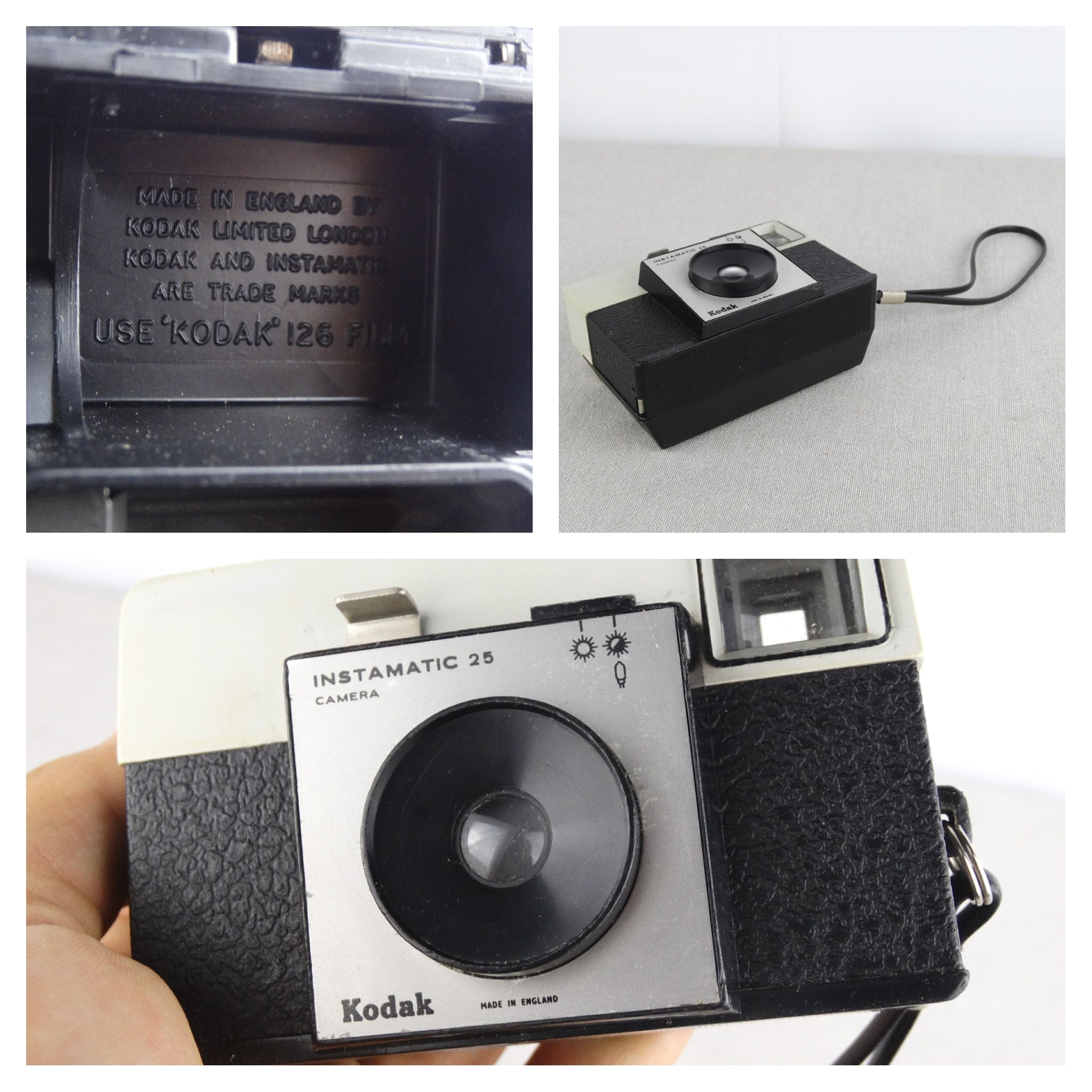 Kodak Instamatic 25 Camera, 126 Film Camera, Photo Camera, Lomography ...