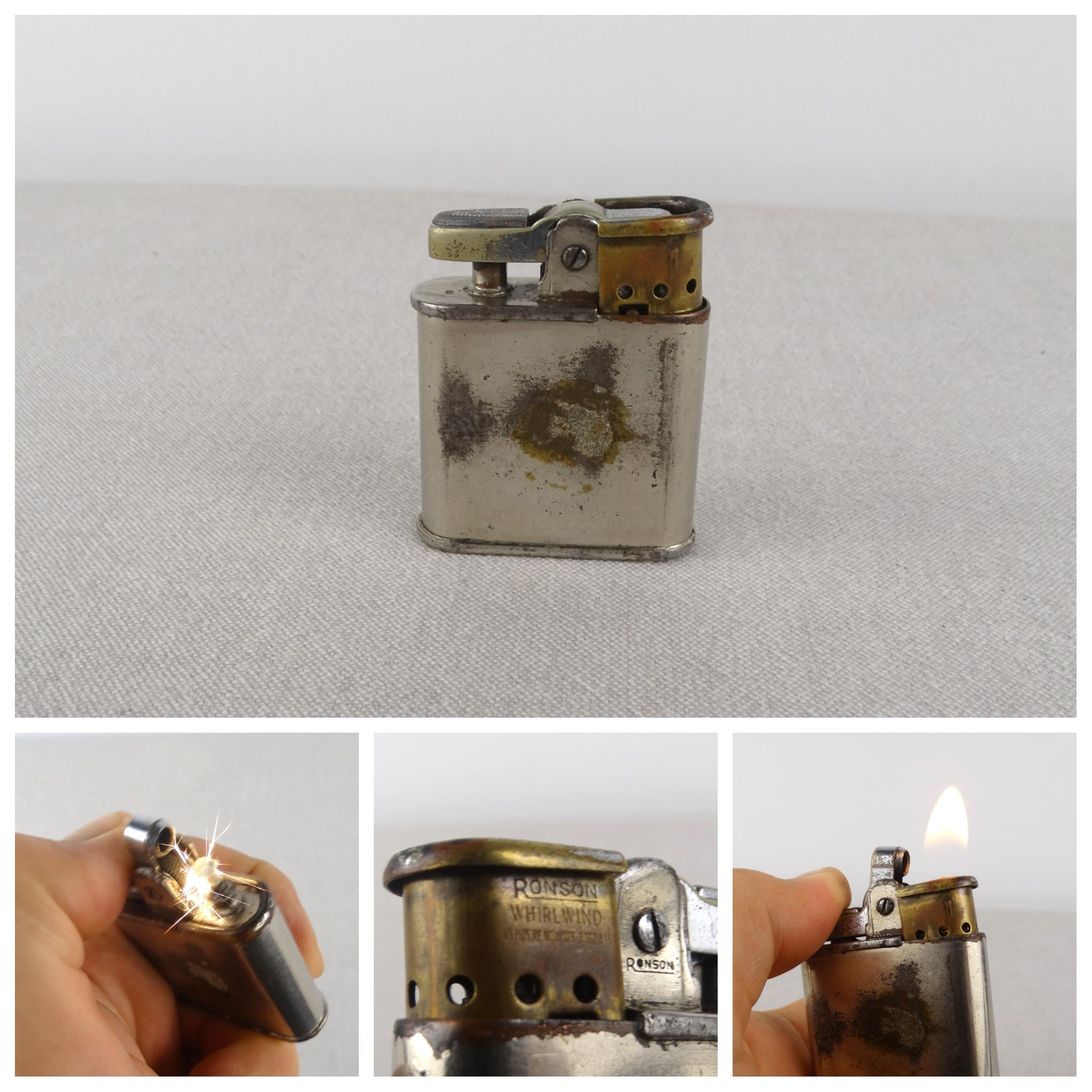 1940, Ronson Whirlwind Lighter, Torch Lighter, Outdoor Lighter, Petrol ...