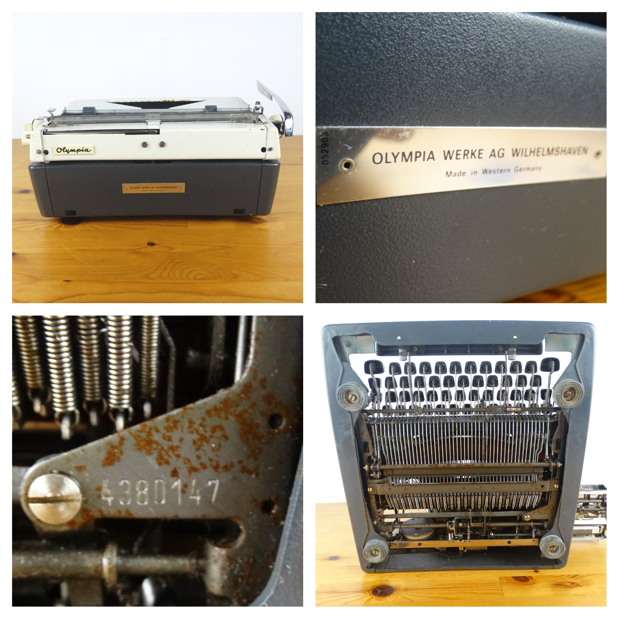 1972, Olympia SM9 Typewriter, Desktop Typewriter, Retro Typewriter ...