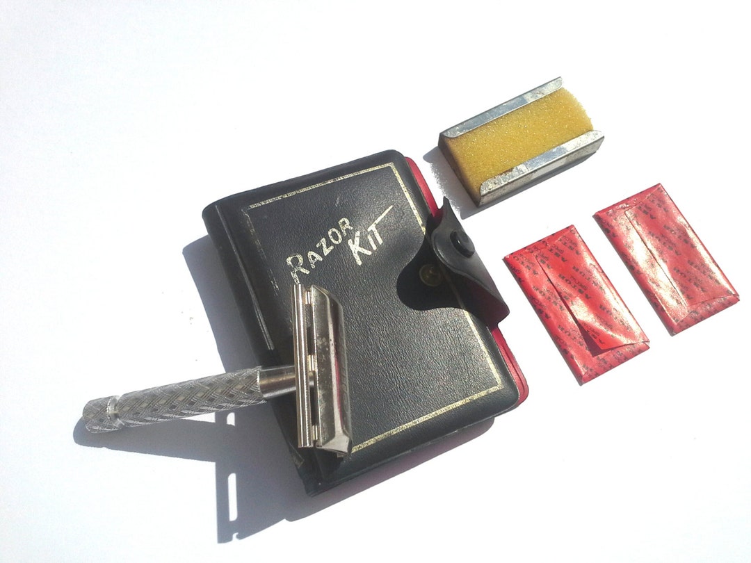 Gillette Safety Razor, Razor Kit, Gillette Blade, Travel Razor Kit ...