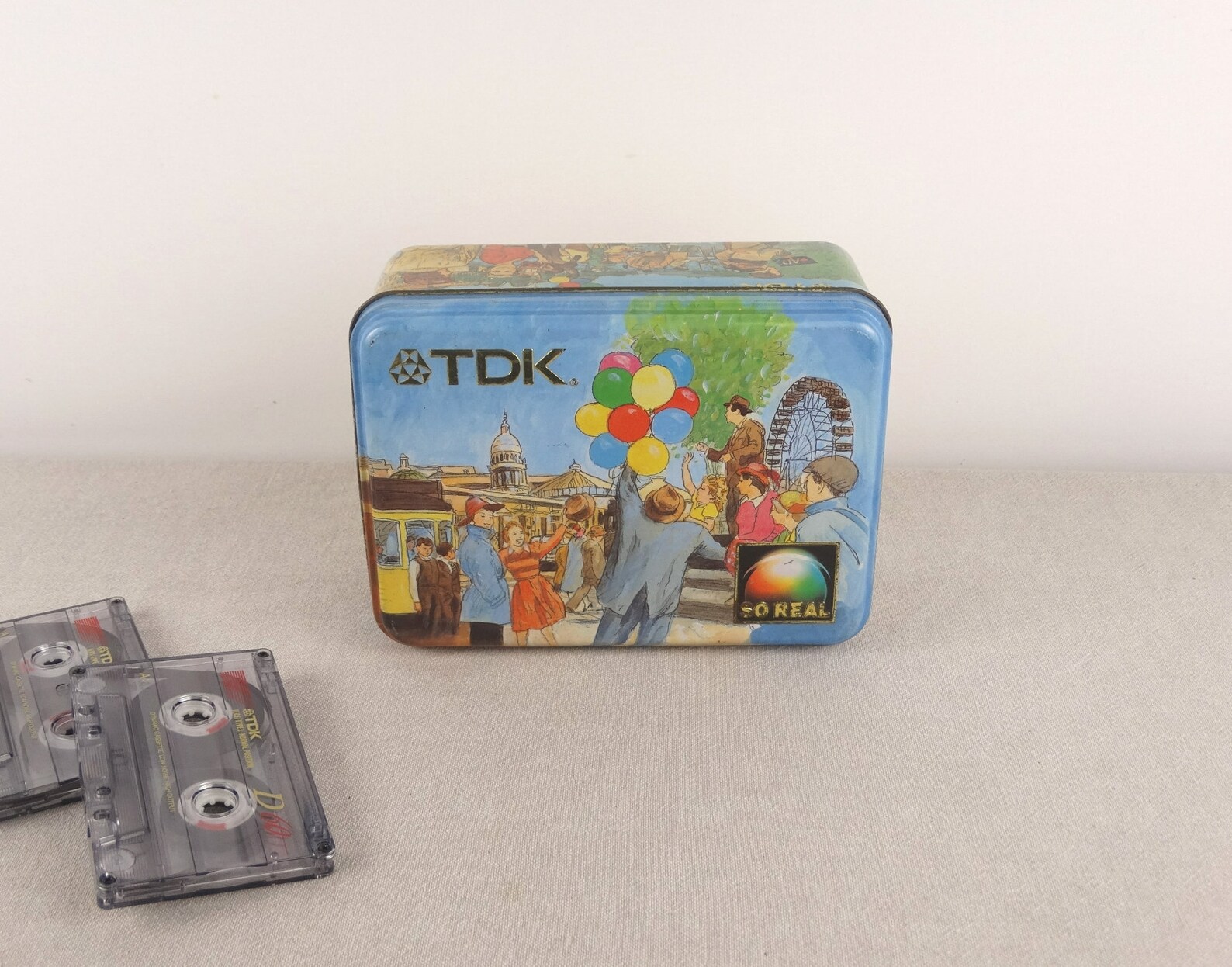 Vintage TDK Cassette Box, Cassette Holder, Tape Holder, Tape Case ...