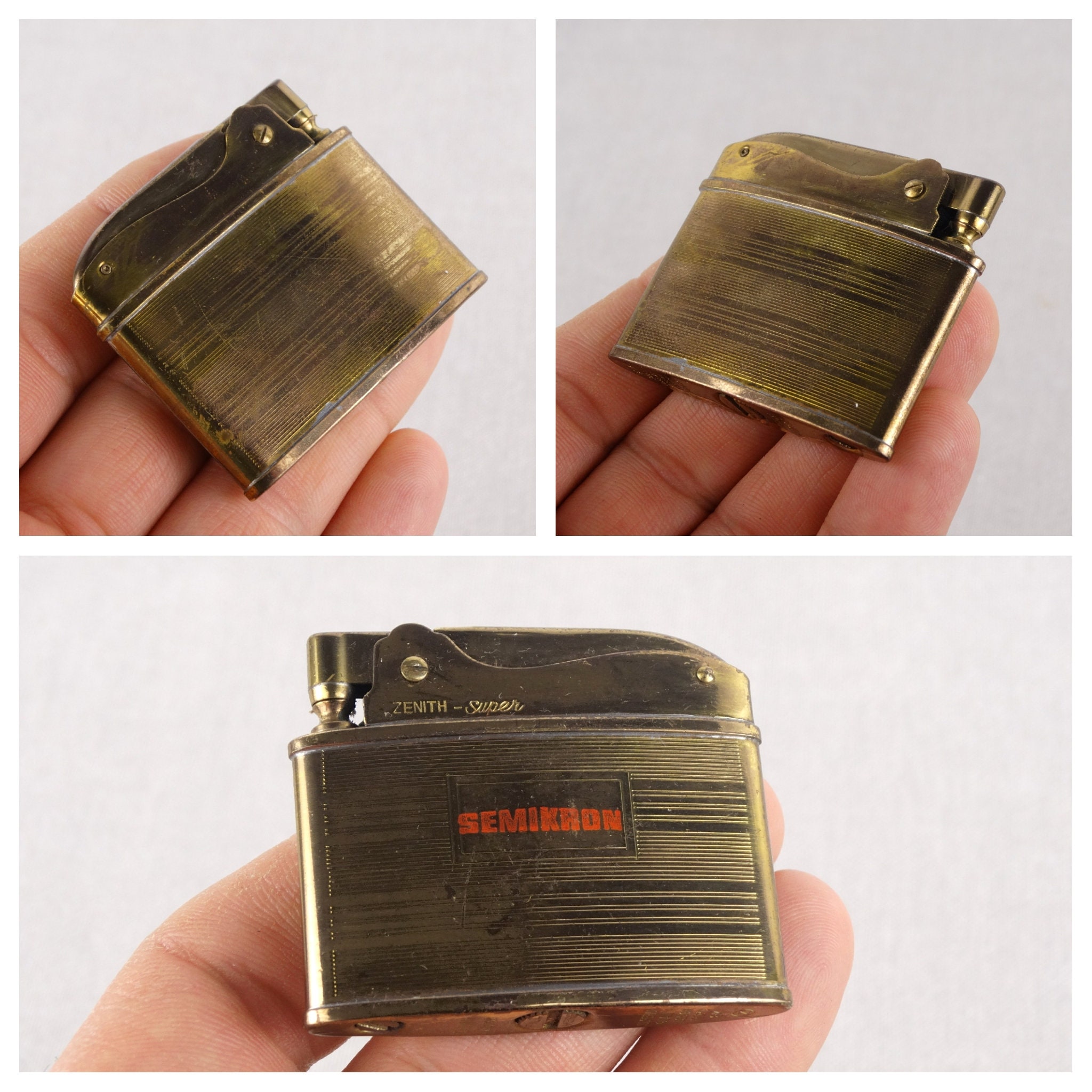 Zenith Gold 8K Lighter, Zenith Super Lighter, Vintage Lighter ...