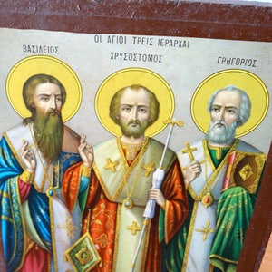 Three Holy Hierarchs, Basil the Great, Gregory the Theologian, John ...