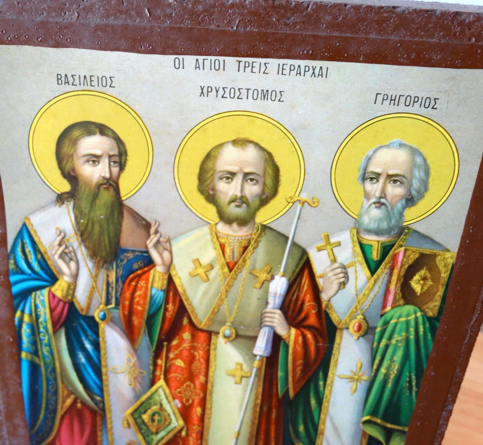 Three Holy Hierarchs, Basil the Great, Gregory the Theologian, John ...