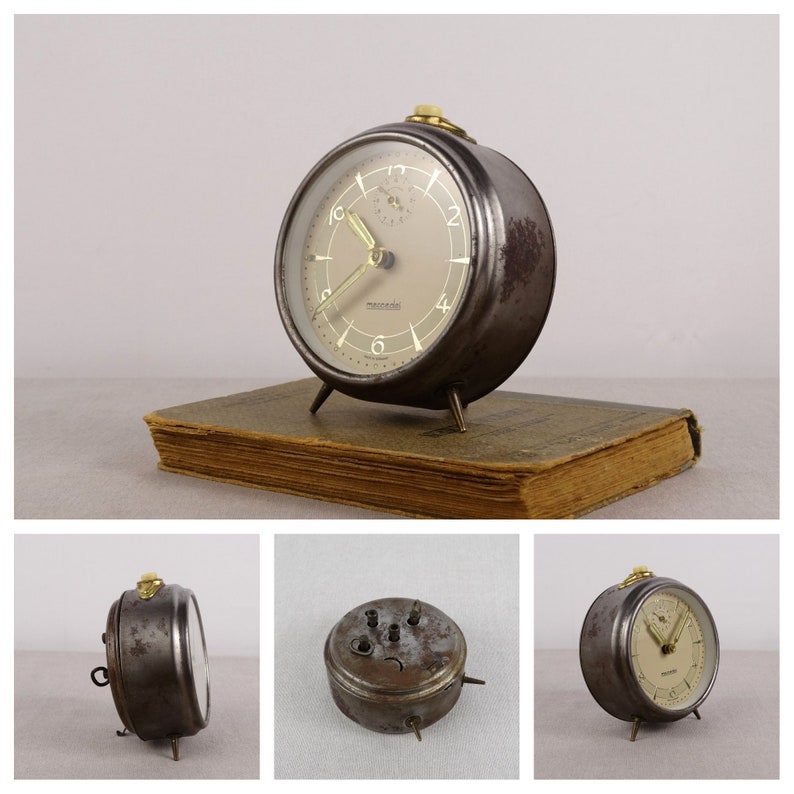 Vintage Mercedes Clock Old Wind up Clock Mercedes Clock - Etsy