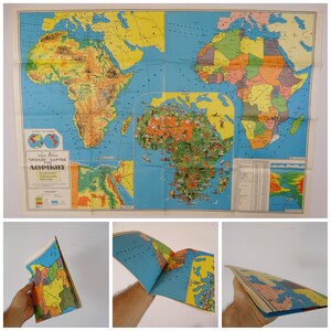 Africa Poster Chart, African Chart, Old Chart, African Geography Poster ...