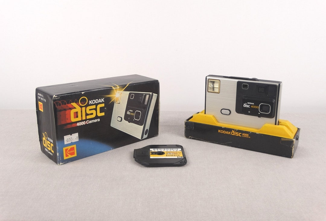 1980, Kodak Disc 4000 Camera, Vintage Kodak Camera, Pocket Camera ...