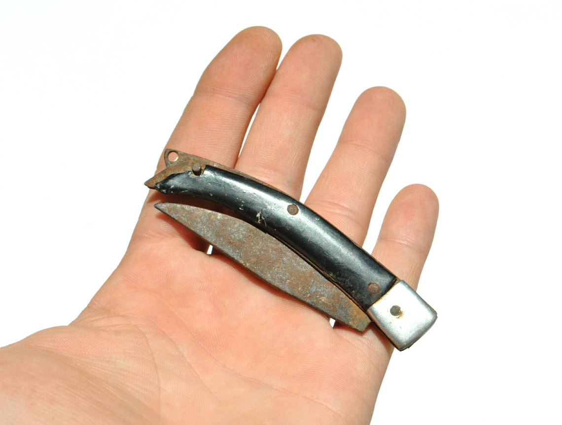 Rustic Pocket Knife Bowie Knife Old Folding Knife Survival | Etsy