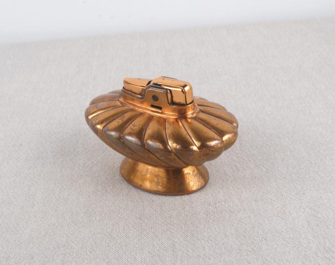 Ronson Regal Lighter, Copper Table Lighter, Working Lighter, Cigarette ...