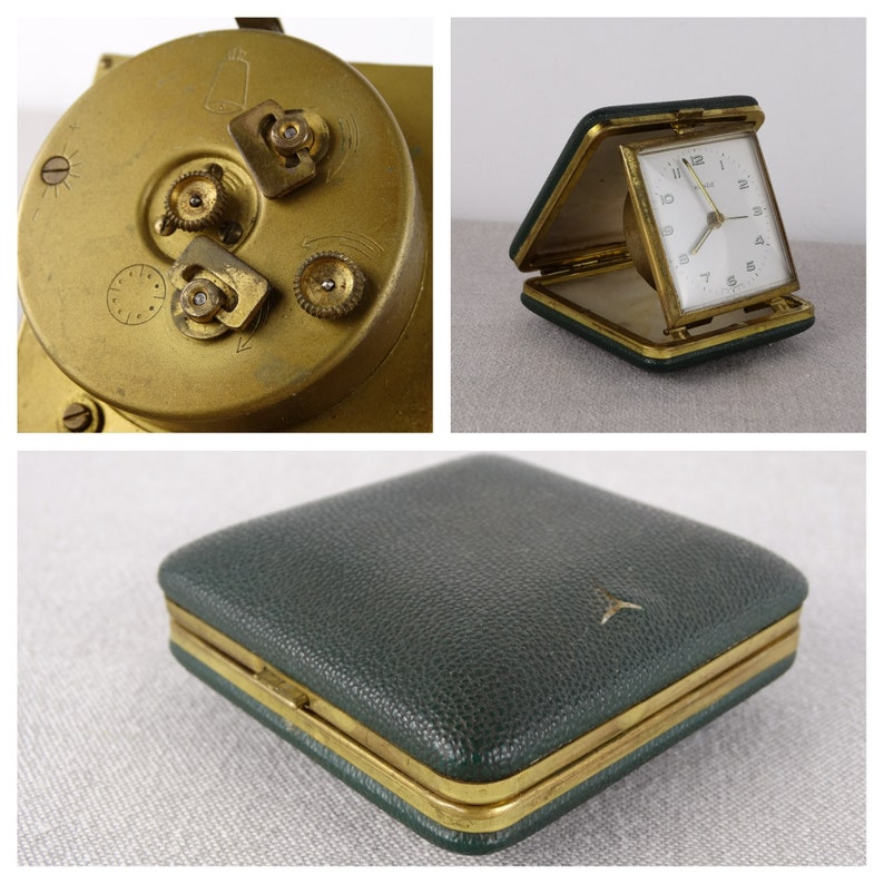 Working Kienzle Travel Clock Wind up Clock Kienzle Desk | Etsy