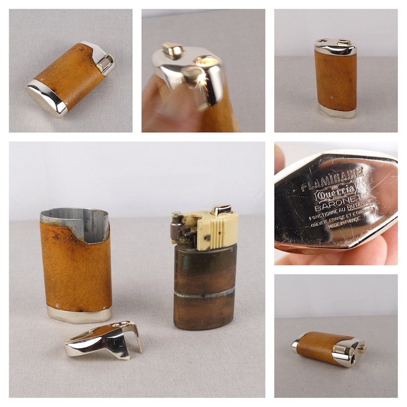 Vintage Flaminaire Baronet Lighter, Table Lighter, Butabloc Lighter ...