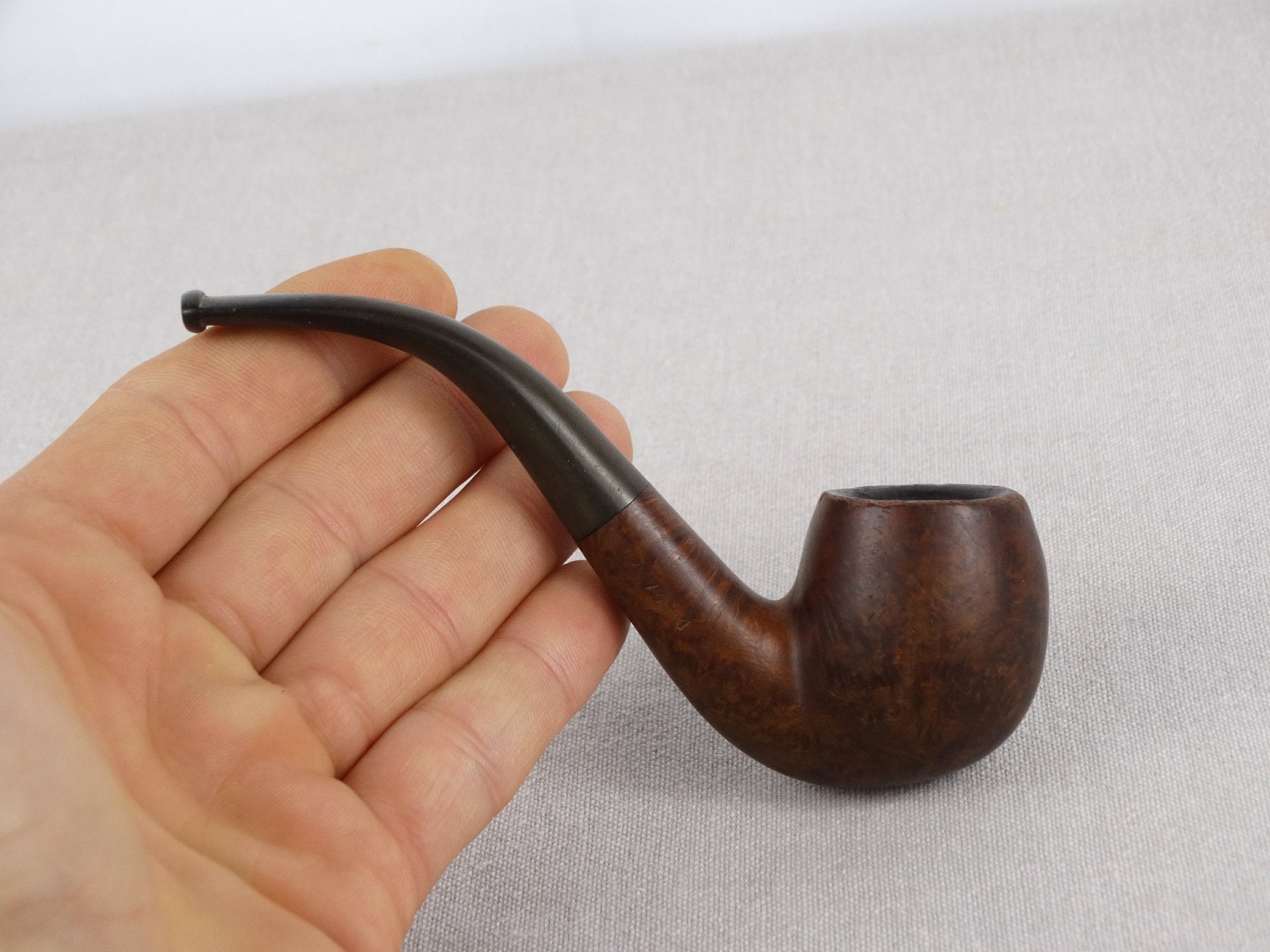 Jeantet Diplomat Pipe Pipa de manzana doblada Tubo Briar | Etsy