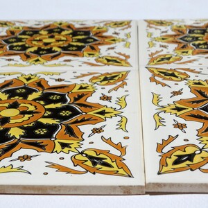 Ceramic Sticker Tiles, Ceramic Tiles, Ceramic Wall Art, Yellow Ceramic ...