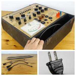 1947, Hickok 533A, Dynamic Mutual Conductance Tube Tester, Tube Checker ...