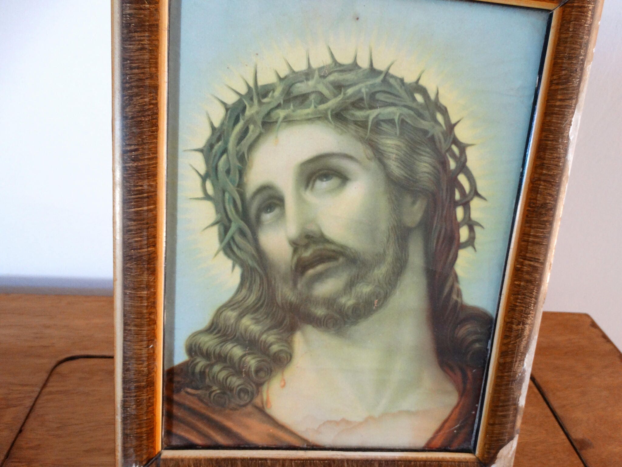 Crown of Thorns Jesus Christ Religious Icon Antique Icon | Etsy