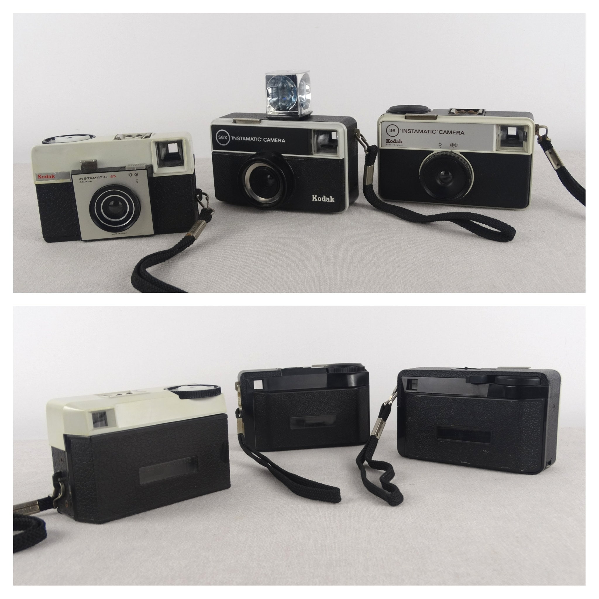 Kodak Instamatic Cameras, Lomography Cameras Lot, Kodak Instamatic 25 ...