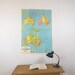Australian Poster Chart, Chart of Australia, Old Poster, New Zealand ...