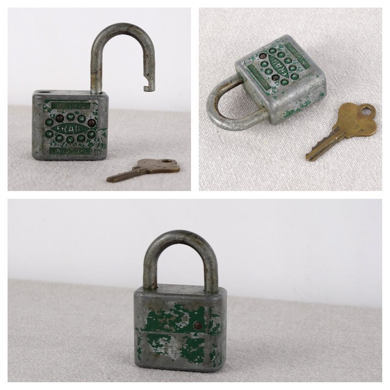 Rust Proof Padlock Fraim Padlock Working Padlock Padlock | Etsy
