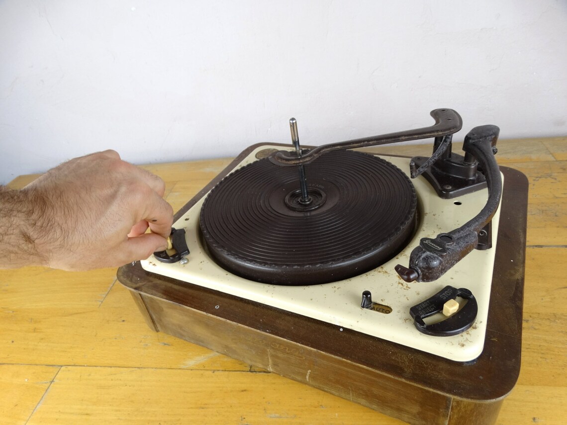 Garrard RC 120 Gramophone Antique Phograph Vinyl Player Old | Etsy