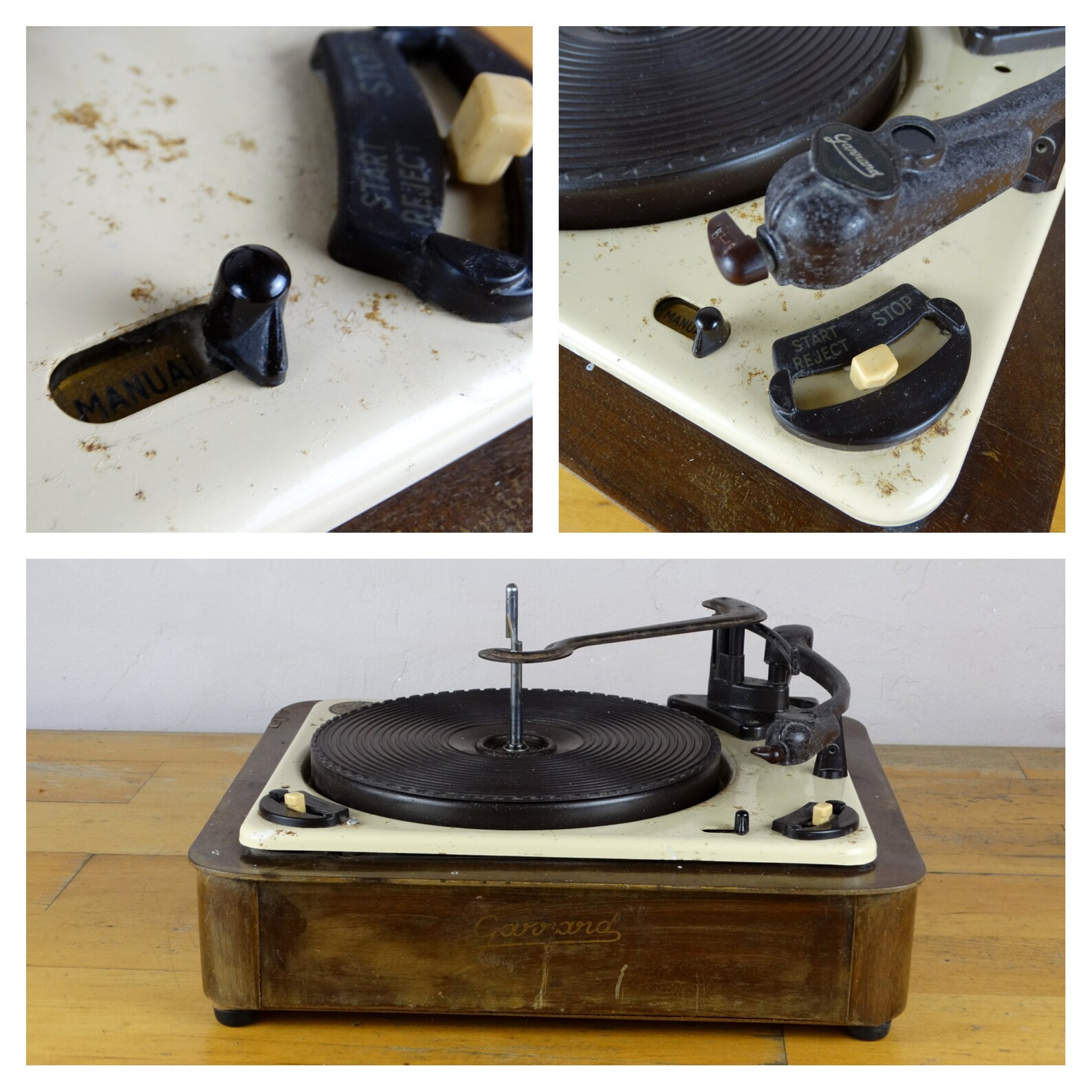 Garrard RC 120 Gramophone Antique Phograph Vinyl Player Old | Etsy