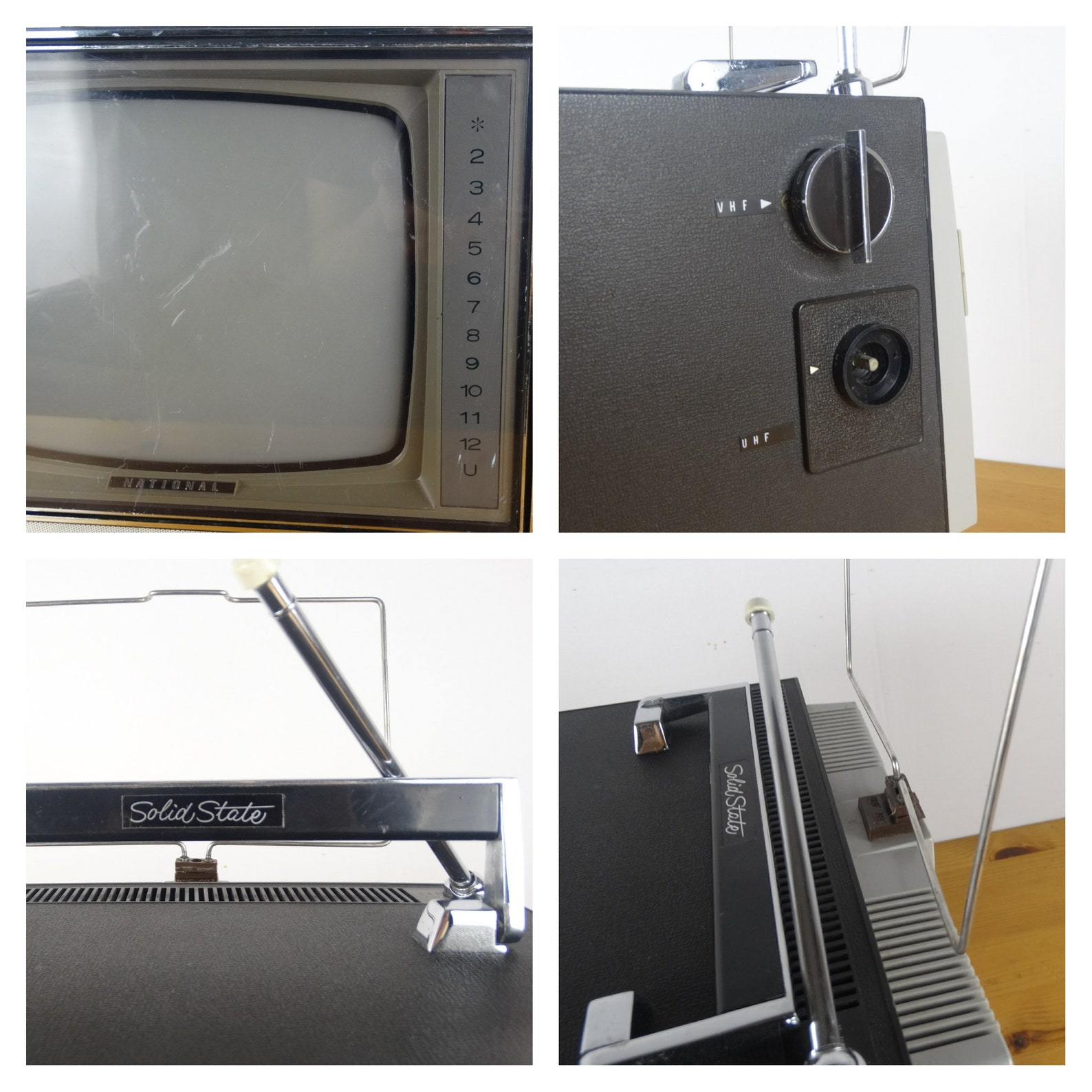 1970, National TR 932B TV for Parts, Retro Television, National Solid ...