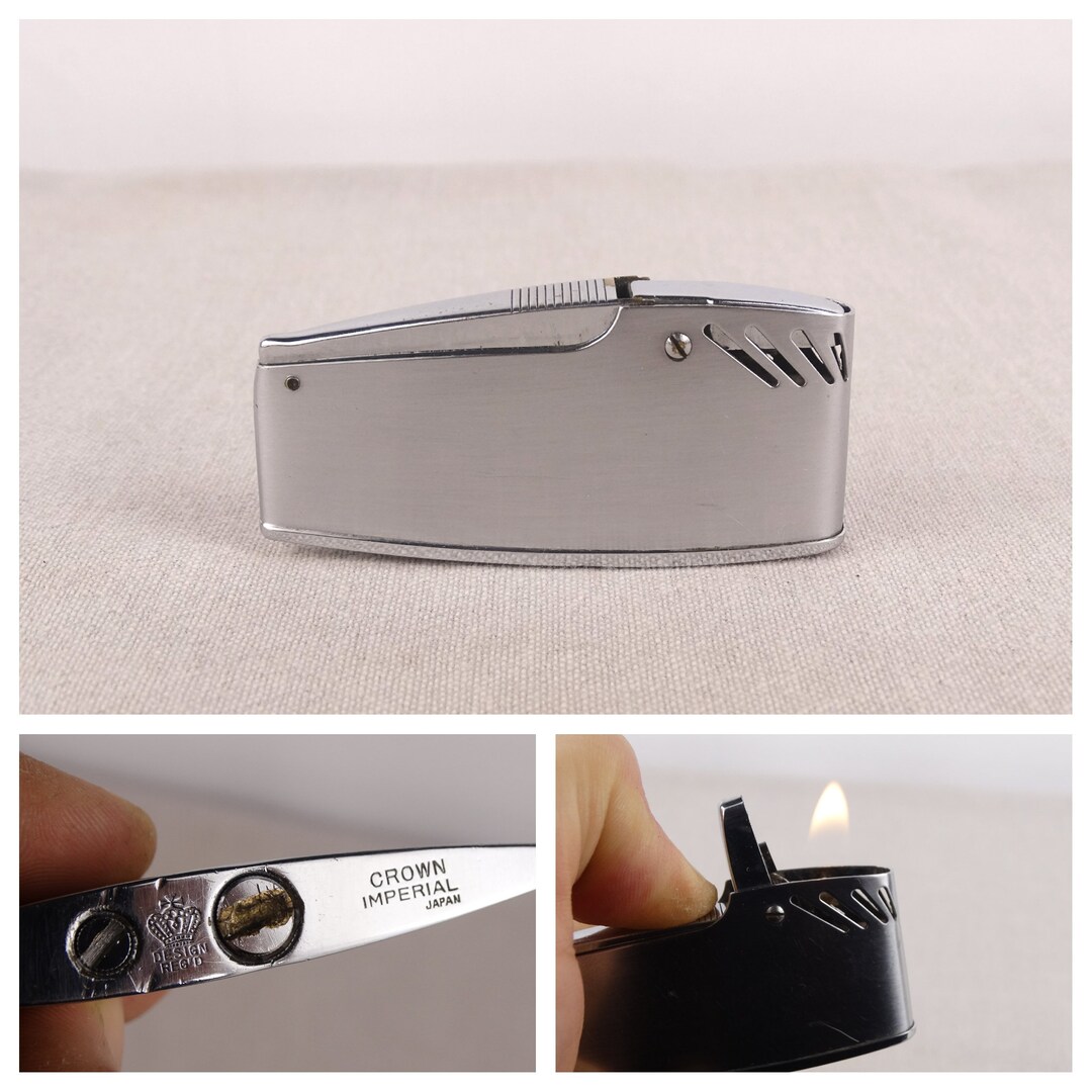 Crown Imperial Lighter, Vintage Lighter, Automatic Lighter, Petrol ...