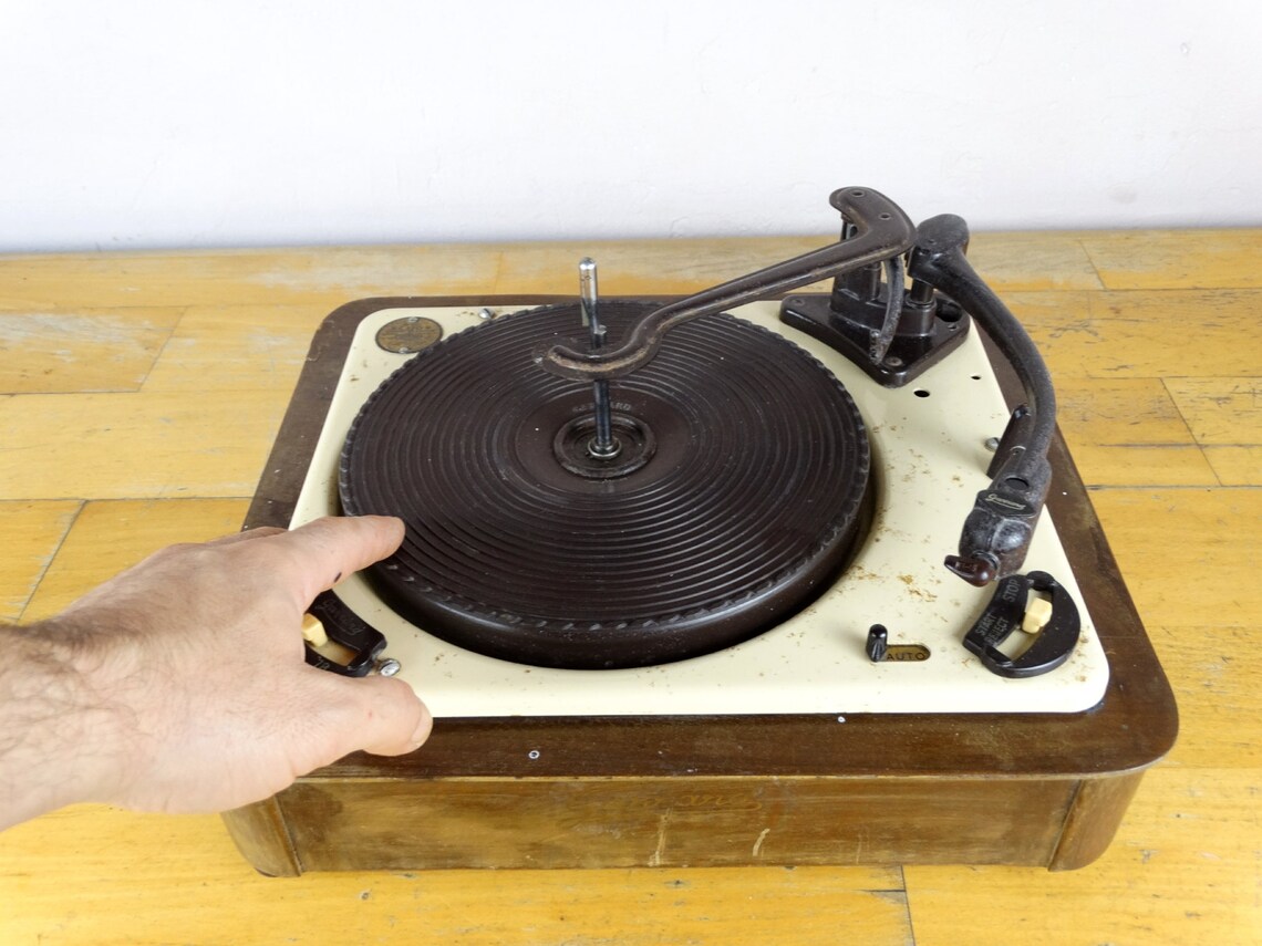 Garrard RC 120 Gramophone Antique Phograph Vinyl Player Old | Etsy