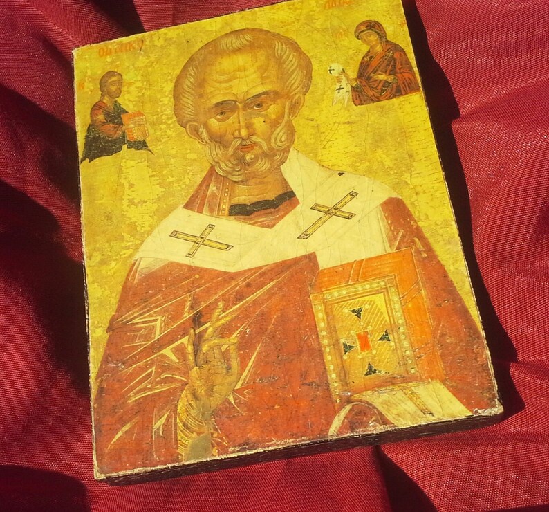 Saint-Nicolas Art religieux orthodoxe grec icône orthodoxe - Etsy Canada