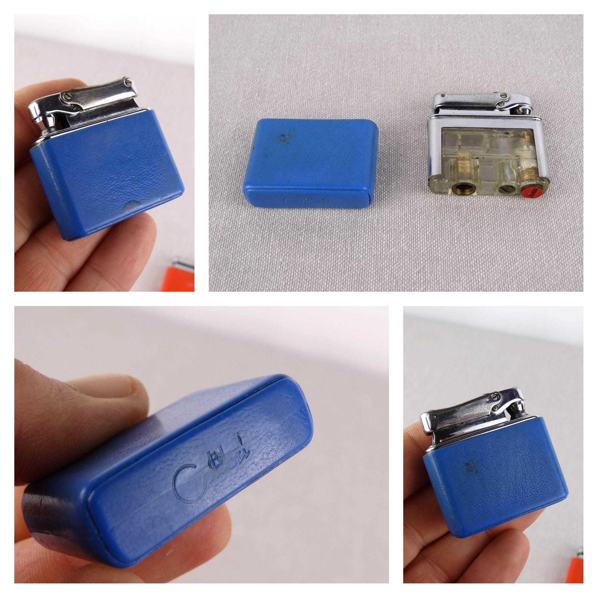 Vintage Colibri Lighters, Vintage Gas Lighter, Smoker Lighter, Butane ...