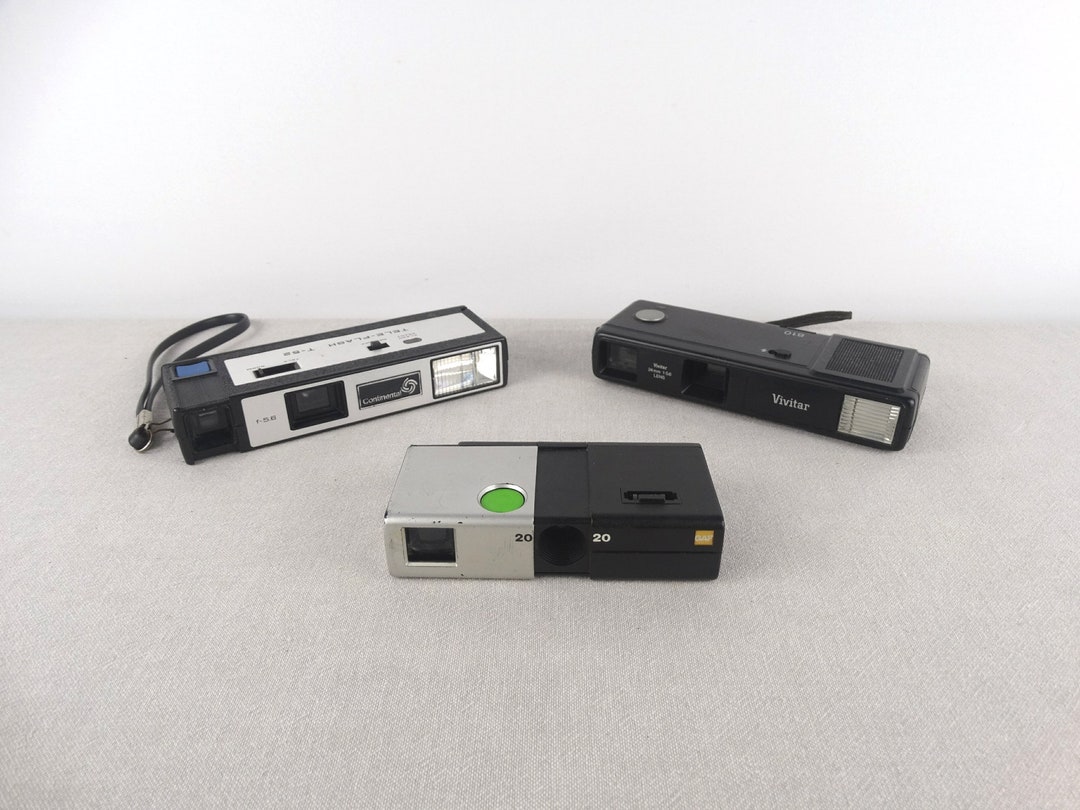 Vintage Pocket Cameras, Retro Camera Set, Old Film Camera, Photo Camera ...