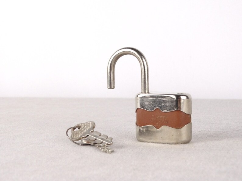 Retro Padlock, Old Padlock, Brown Padlock, Working Padlock, Small ...