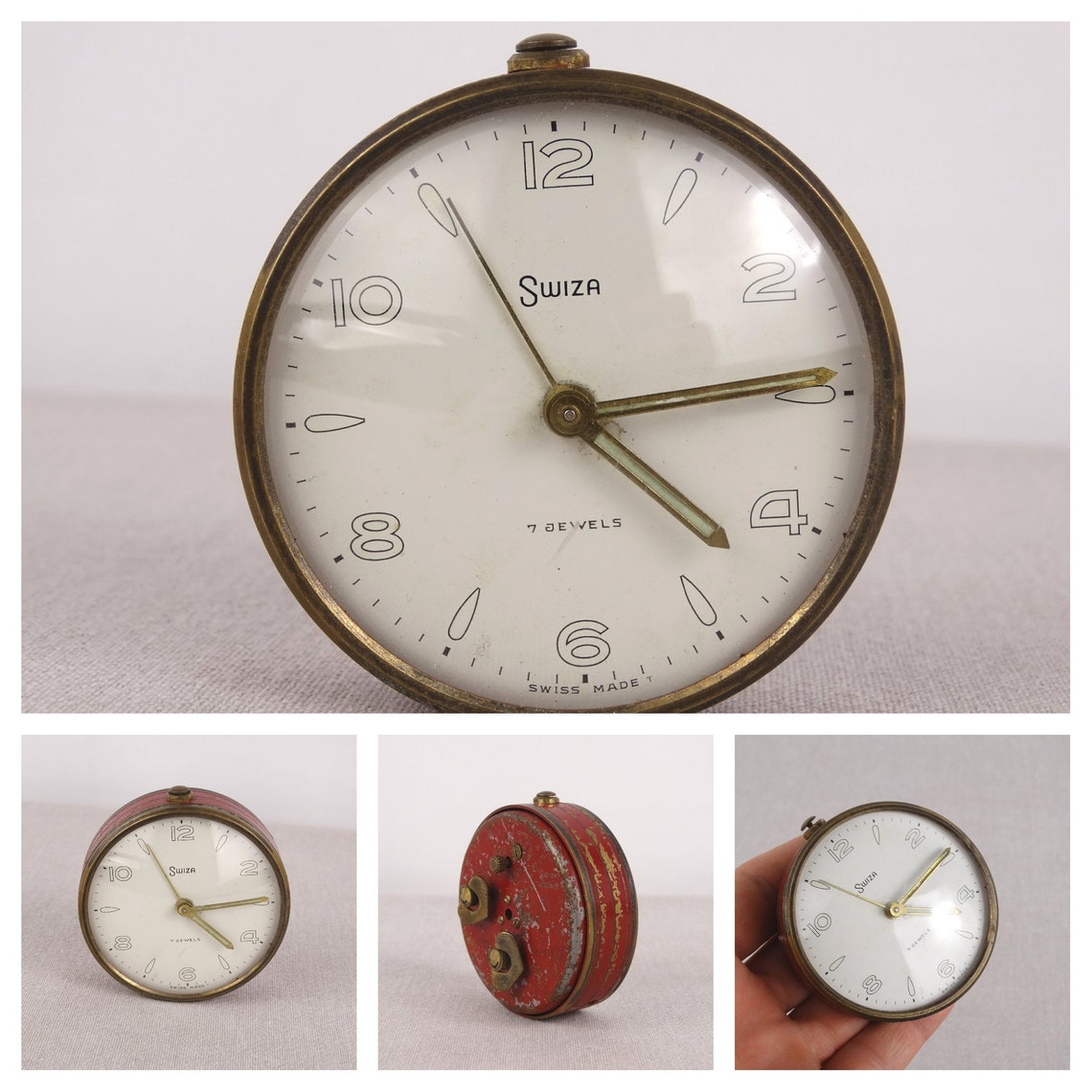 Swiza 8 Clocks Vintage Alarm Clocks Vintage Clock Set | Etsy