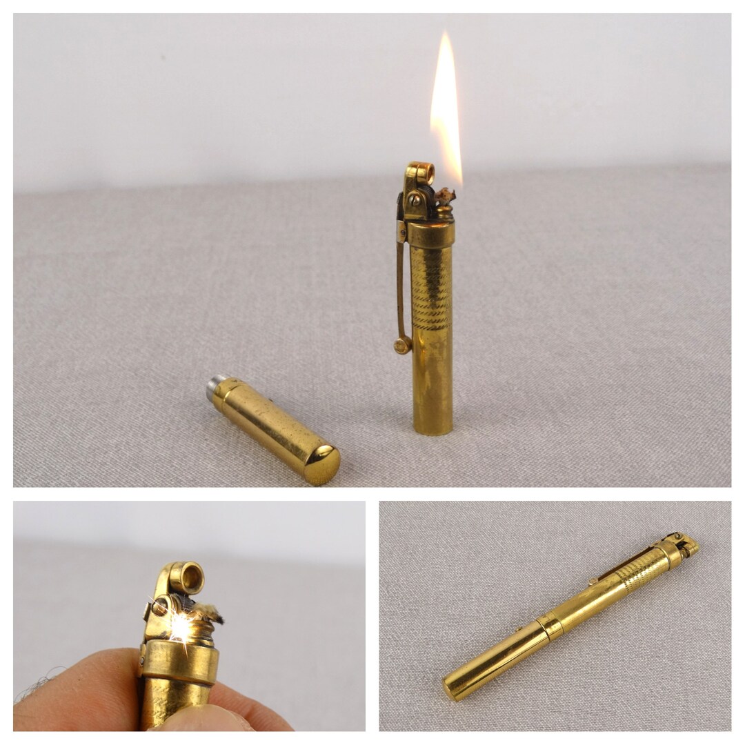 Extremely Rare, Glamalita Lighter, Vintage Brass Lighter, Petrol ...