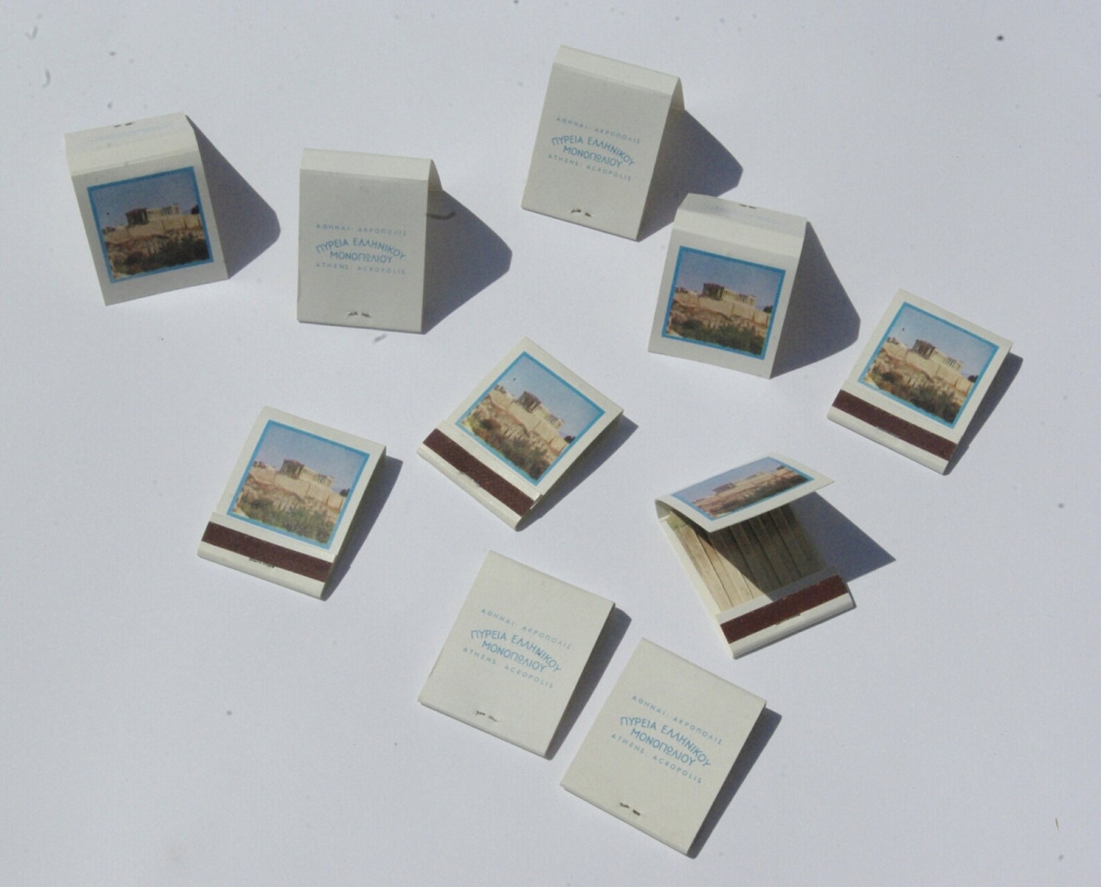 Set of 10 Decorative Matchboxes Matchbox Art Acrpolis - Etsy