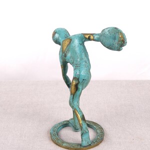 Museum Replica, Discobolus, Discus Thrower, Greek Bronze Statue, Greek ...