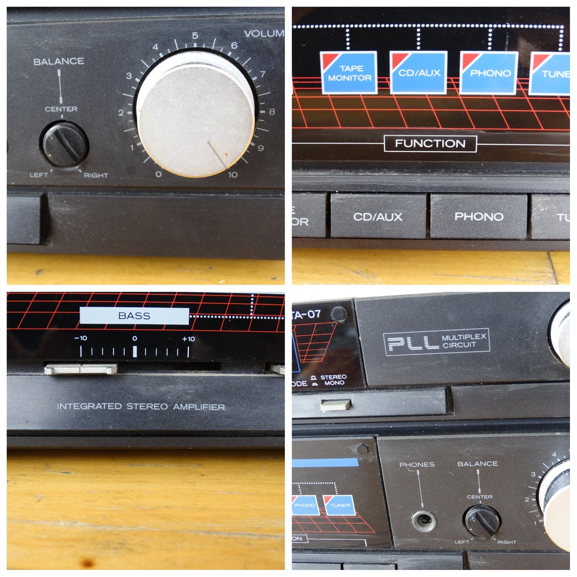 Hitachi HTA 07 Stereo Amplifier Tuner Radio Transistor - Etsy