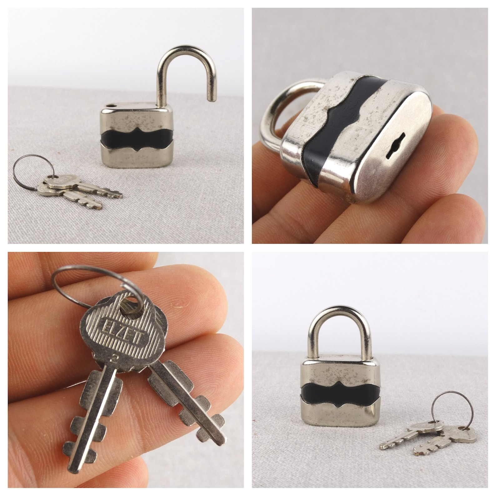 Elzett Padlock and Key Working Padlock Small Padlock Metal - Etsy
