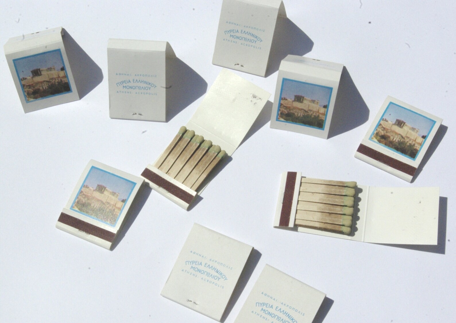 Set of 10 Decorative Matchboxes Matchbox Art Acrpolis - Etsy