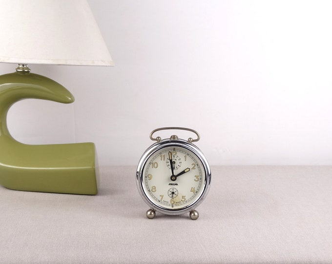 Vintage Enicar Clock, Swiss Alarm Clock, Retro Desk Clock, Old ...