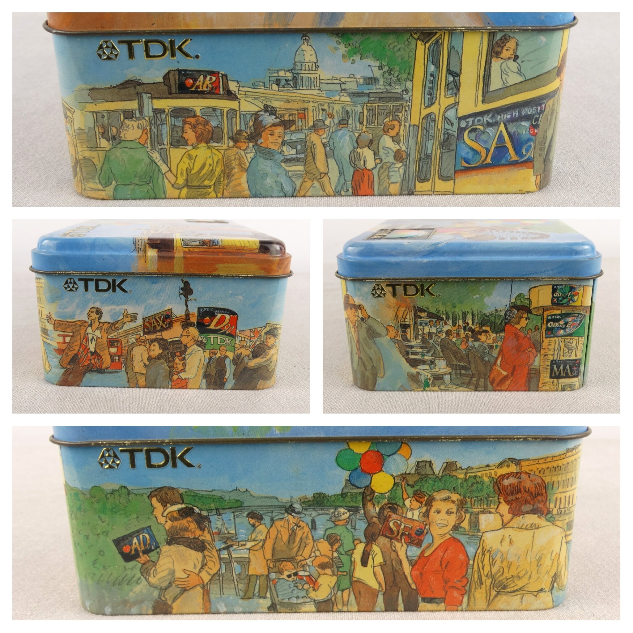 Vintage TDK Cassette Box, Cassette Holder, Tape Holder, Tape Case ...