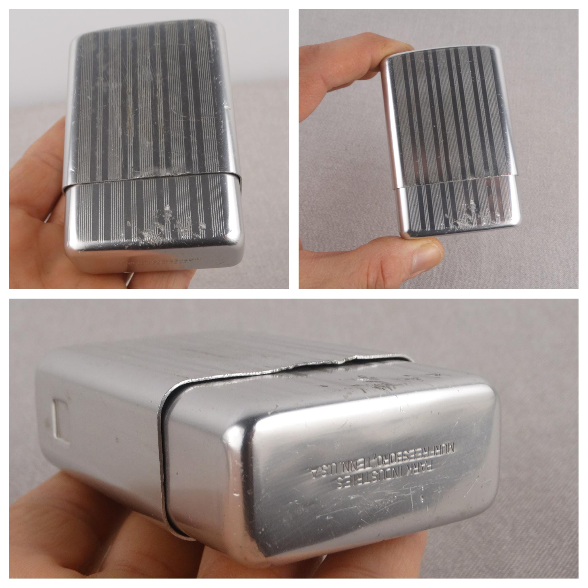 Vintage Aluminium Cigarette Case, Park Industries Cigarette Holder ...