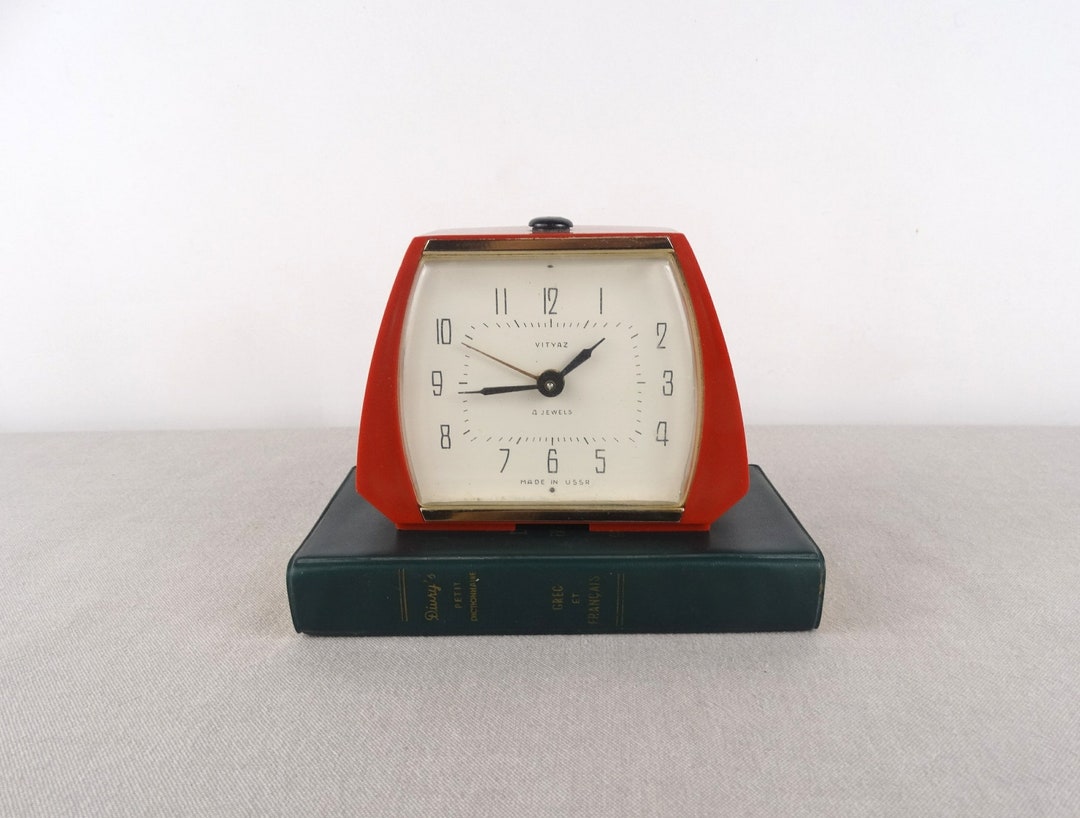 Vityaz 4 Jewels Clock, Vityaz Clock for Parts, Desk Clock, Bedroom ...
